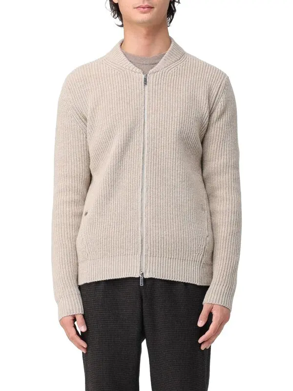 ZANONE Ribbed Knit Sweater - Beige