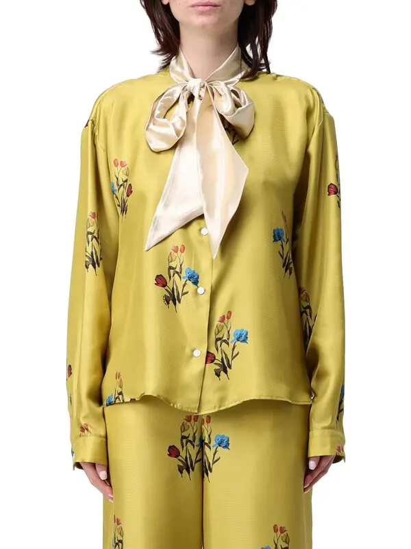 Marni Floral Printed Shirt - Yellow