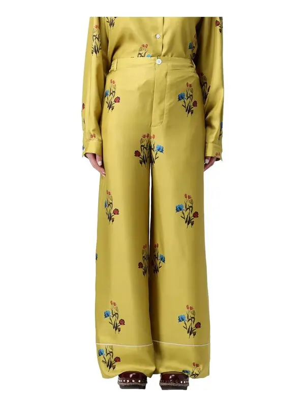Marni Wide Leg Pants - Yellow