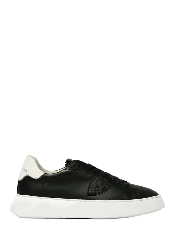 Philippe Model Low Top Sneakers - Black 2