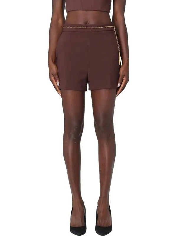 Elisabetta Franchi Tailored Shorts - Coffee