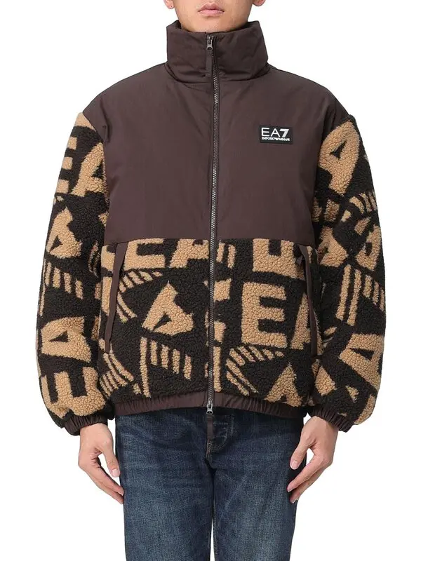 EA7 Zip-up Jacket - Brown
