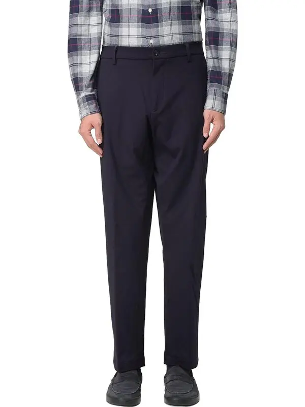SIVIGLIA Flat Front Trousers - Blue