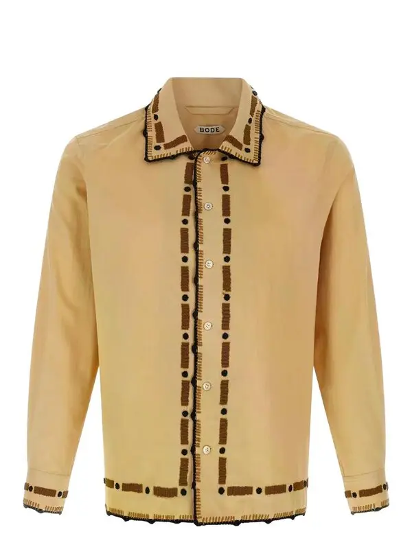 BODE Ryegrass Shirt - Neutrals
