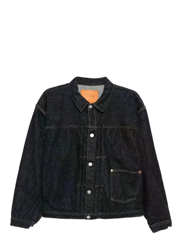 KAPTAIN SUNSHINE Cotton Denim Jacket - Blue