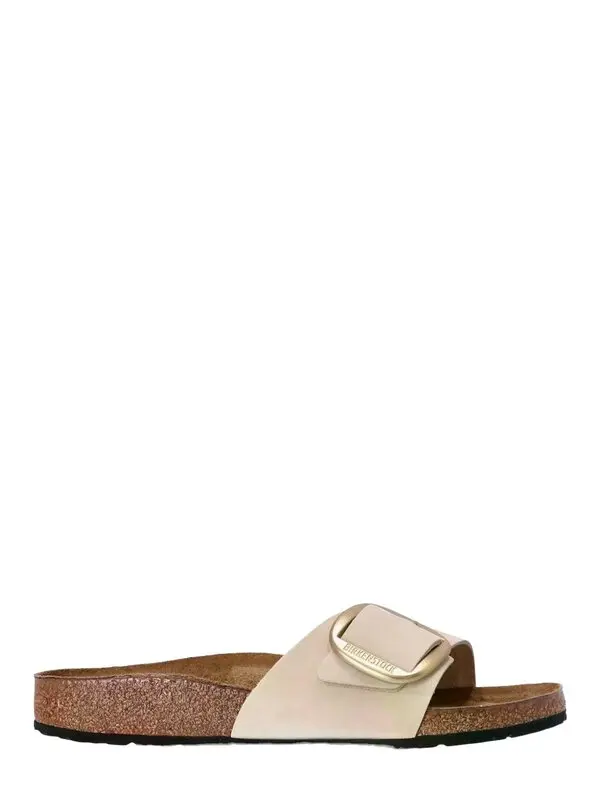 BIRKENSTOCK Madrid Big Buckle Slides - Neutrals