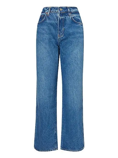 REFORMATION Val 90s Straight-leg Denim Jeans - Pelican
