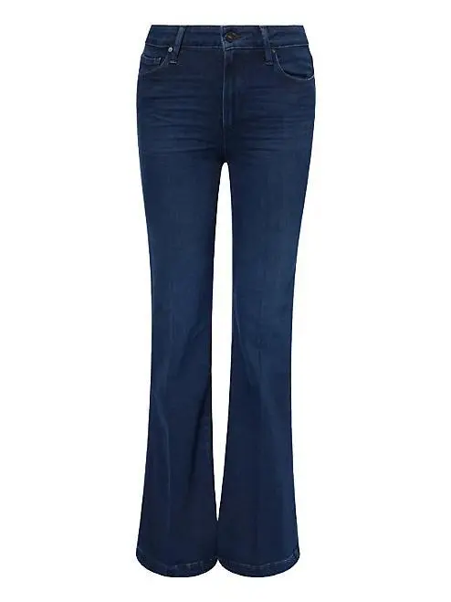 Paige Genevieve Flared-leg Stretch-denim Jeans - Bespoke