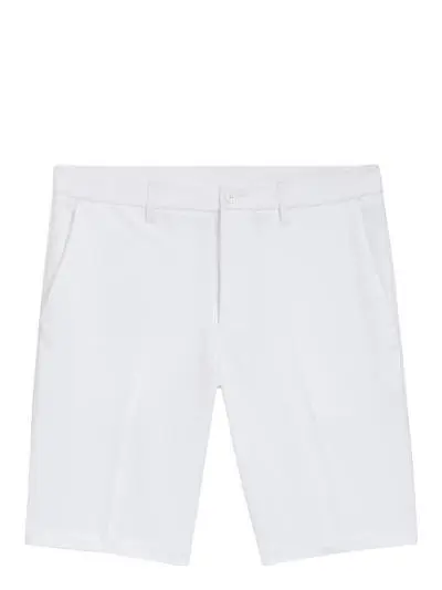 Hugo Boss Straight-leg Slim-fit Stretch-woven Shorts - White
