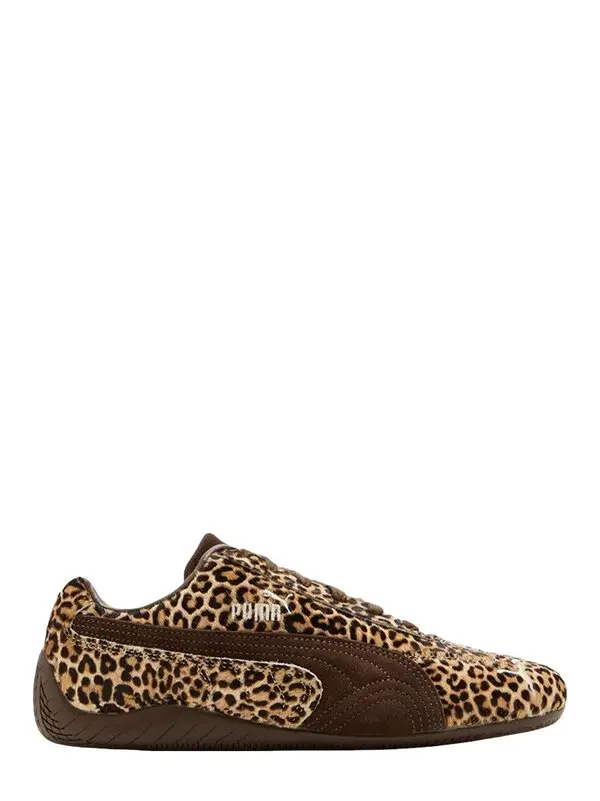 PUMA Speedcat Animal Print Sneakers - Brown