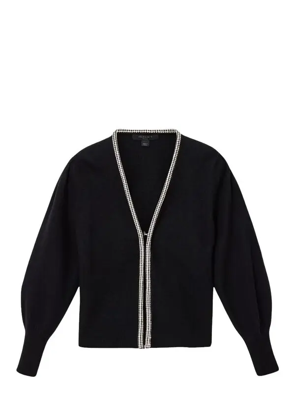 ALLSAINTS Odell Embellished Wool Cardigan - Black