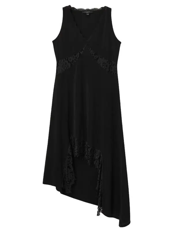 ALLSAINTS Lailey Asymmetric Dress - Black