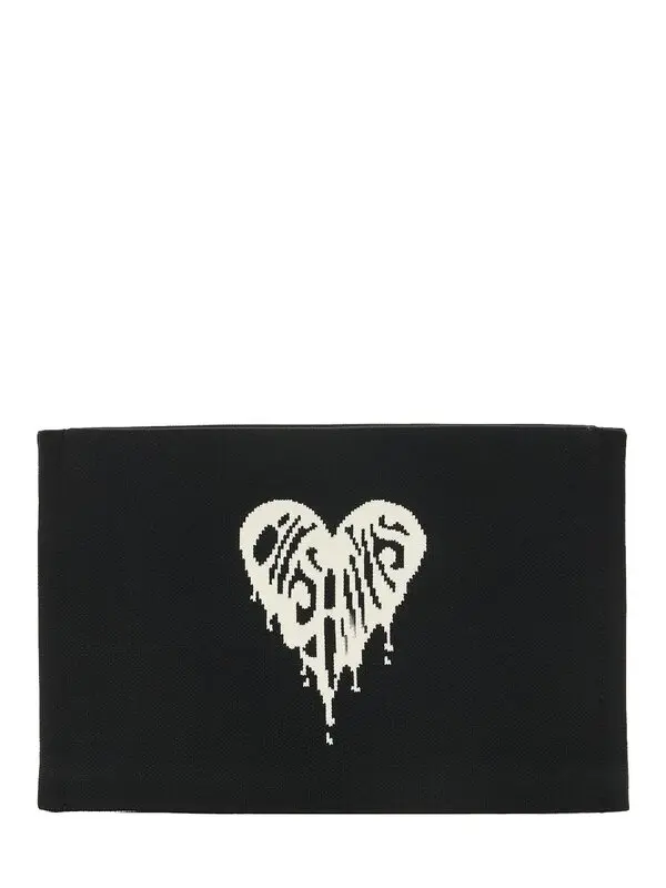 ALLSAINTS Izzy Heart Clutch - Black