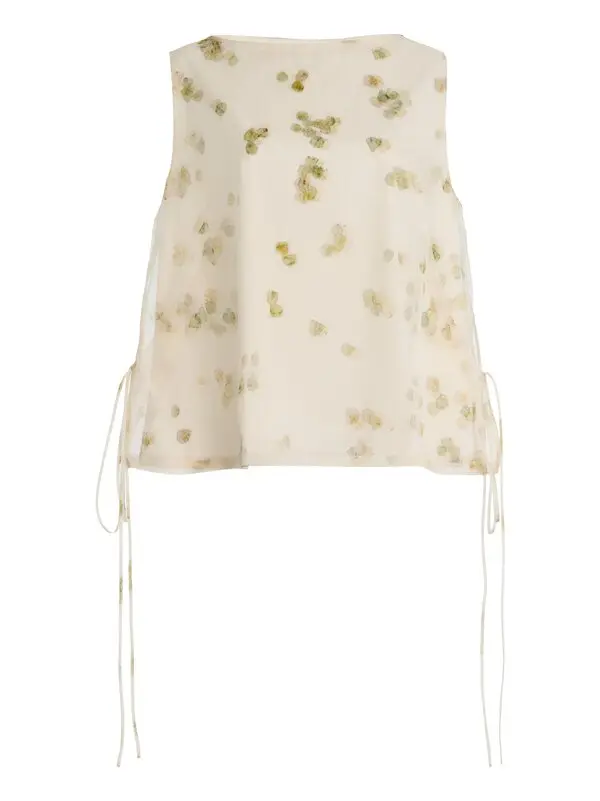 Altuzarra Siggi Tie-detailed Top - Ivory