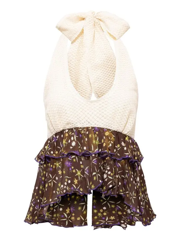 SIEDRES Lori Ruffled Top - Multi