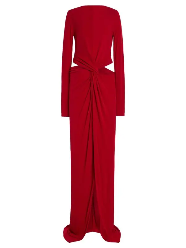 Cult Gaia Keri Cutout Maxi Dress - Red