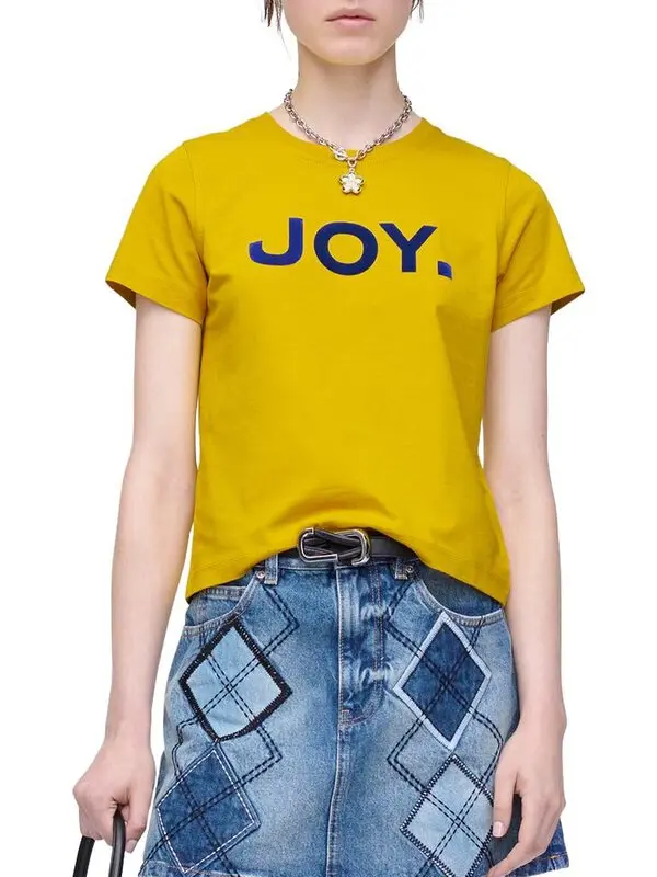 Marc Jacobs Cotton T-shirt - Joy Yellow