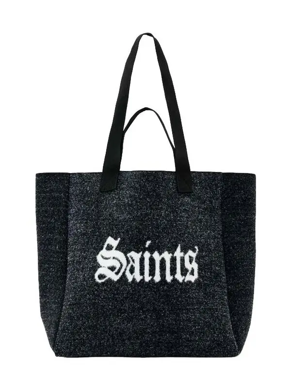 ALLSAINTS Izzy Fuzzy Tote - Black