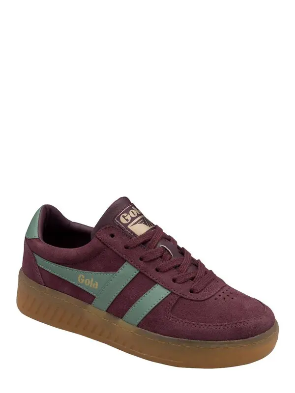 Gola Grandslam Sneaker - Windsor Wine/green Mist/gum
