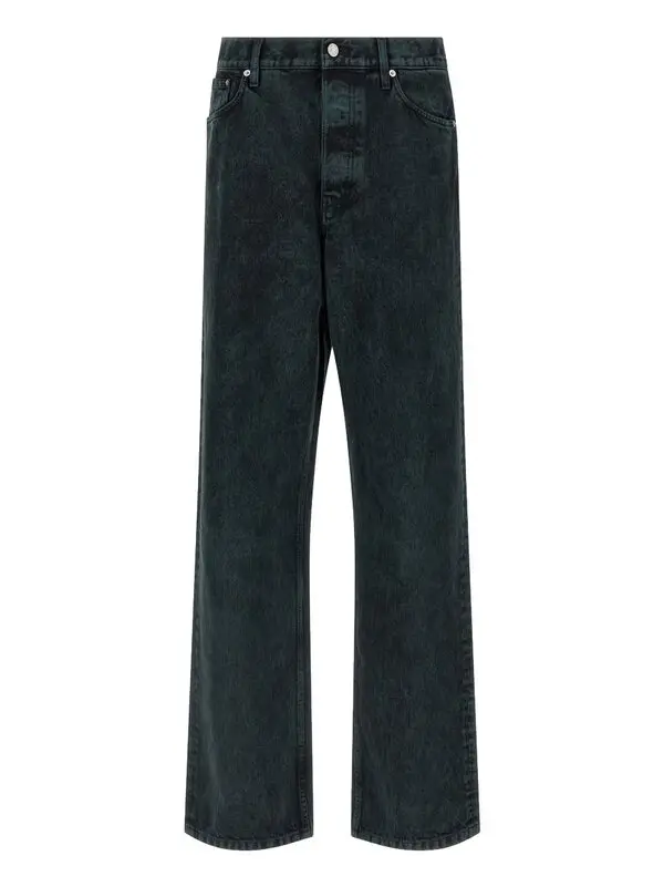 Dries Van Noten Pine Stonewashed Denim Jeans - Gray
