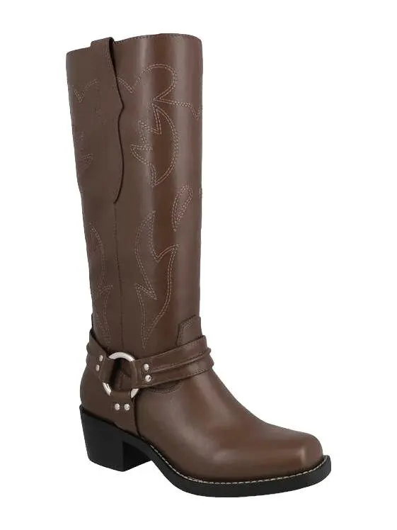 Mia Diego Harness Boots - Brown