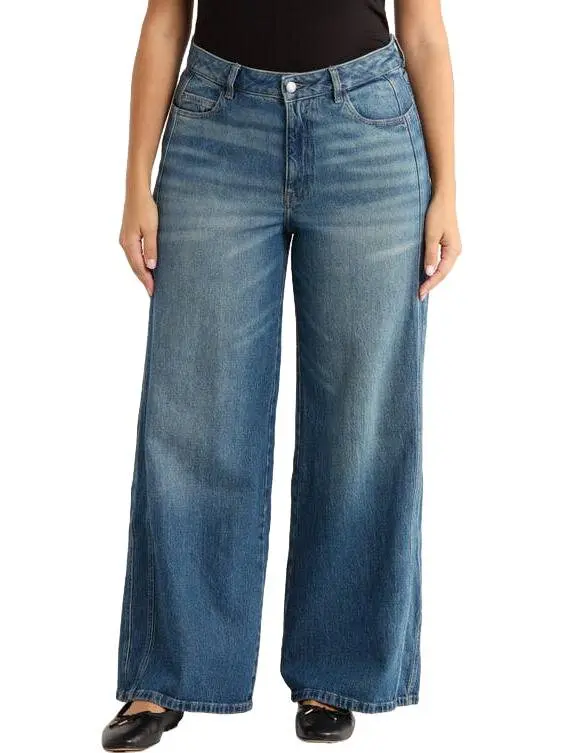 Warp + Weft High-waist Wide-leg Jeans - Scenic Route