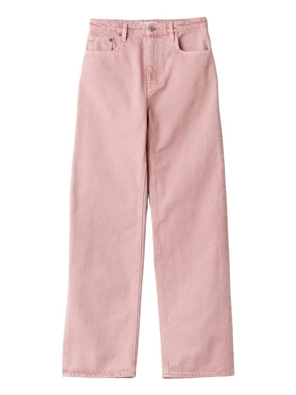 Miu Miu Straight Fit Denim Jeans - Pink