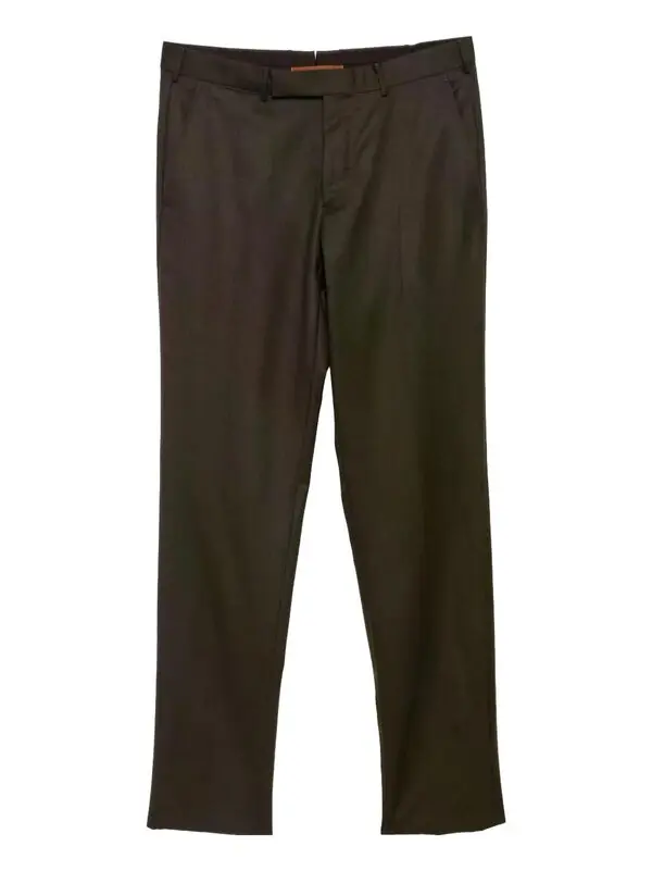 Zegna Wool Trousers - Brown