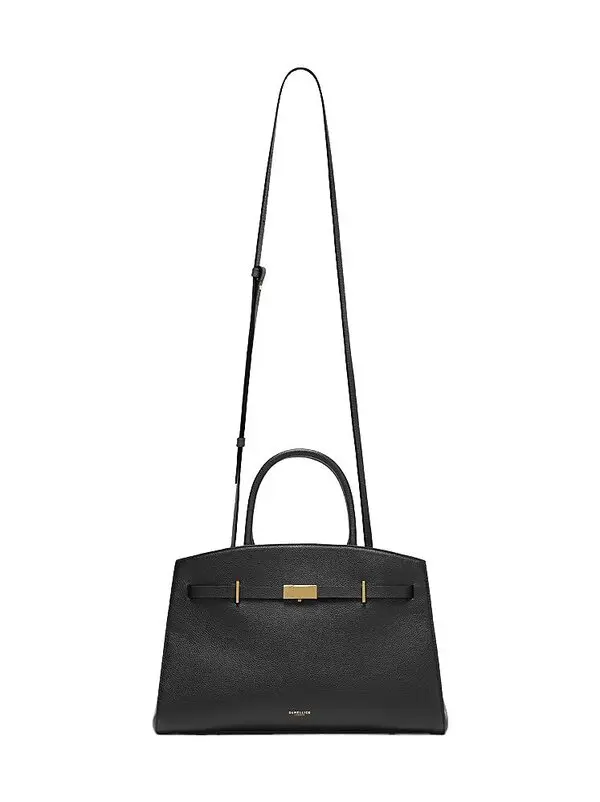 DEMELLIER The Mini Hudson Top Handle Bag - Black