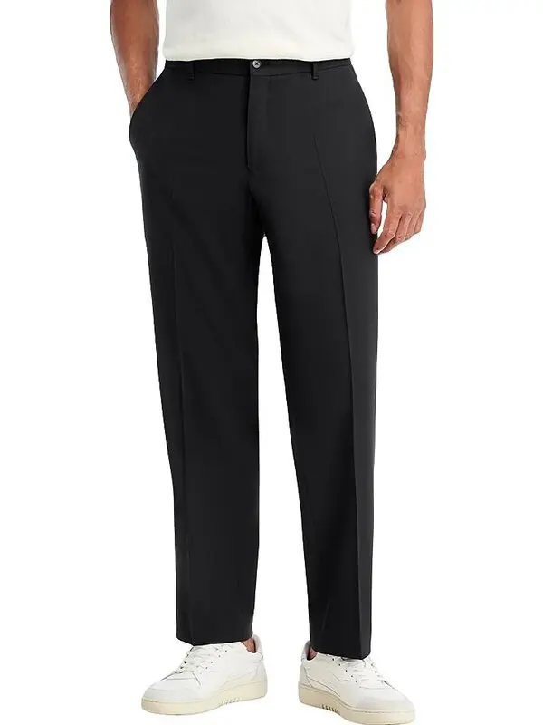 Vince Drawstring Performance Wool Trousers - Black