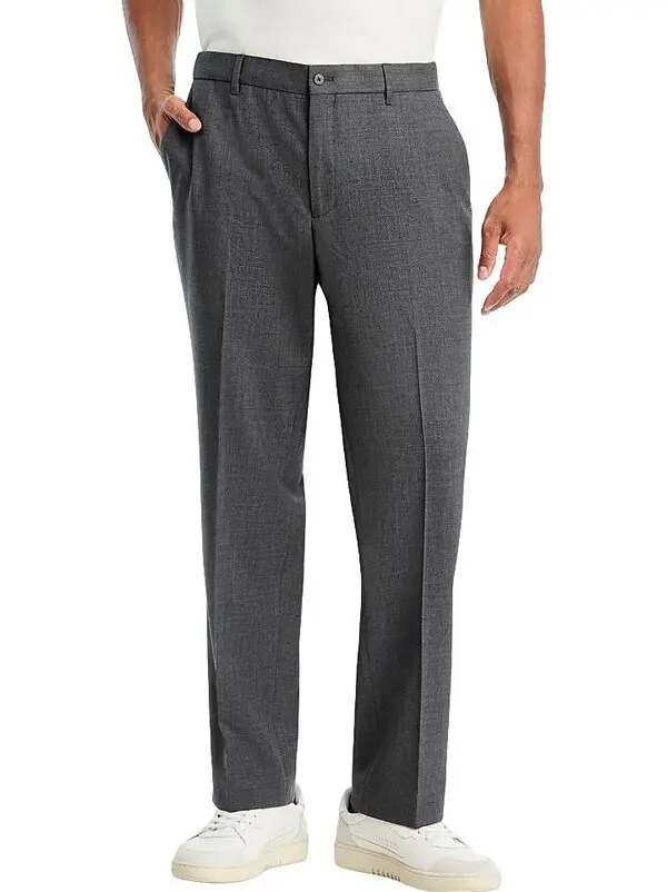 Vince Drawstring Performance Wool Trousers - Grey