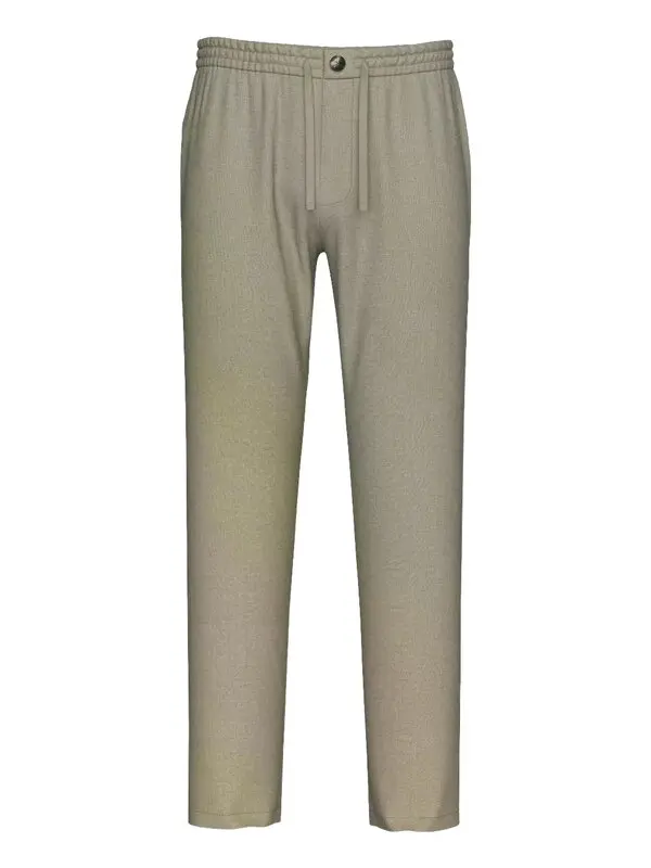 SELECTED Elasticated-waist Trousers - Neutrals