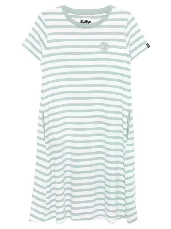 SPORT B. BY AGNÈS B. Logo Striped Dress - Green