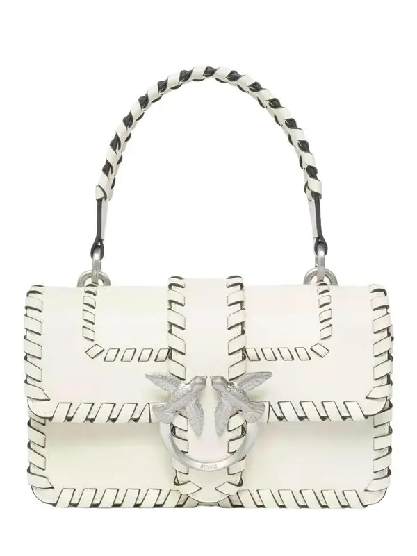 Pinko Mini Love Tote - White