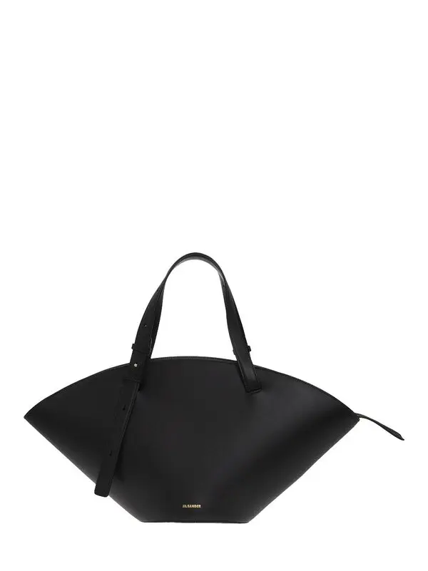 JIL SANDER Leather Handbag - Black