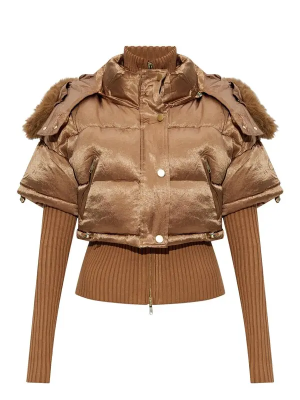 KNWLS Mabel Padded Jacket - Brown