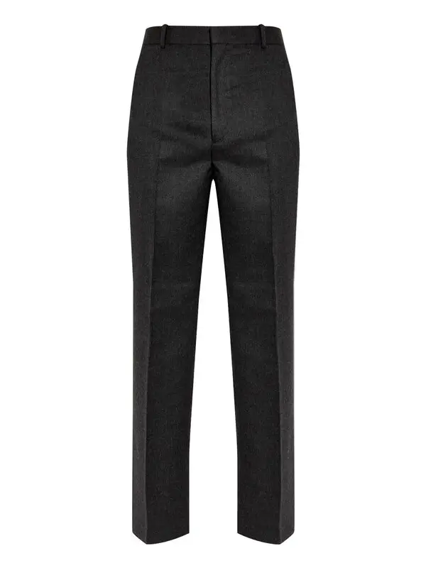 Bottega Veneta Cashmere Pleated Trousers - Grey