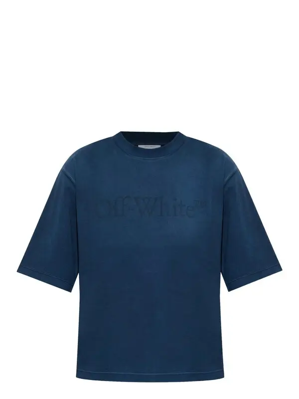 Off-White Logo T-shirt - Navy Blue