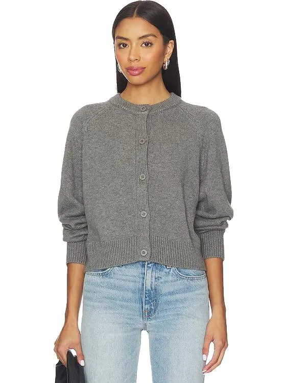 ALIGNE Tania Merino Cardigan - Grey