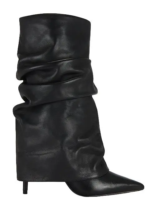 Schutz Mikki Cloak Boot - Black