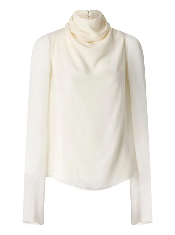 Altuzarra Cara Draped Top - Ivory