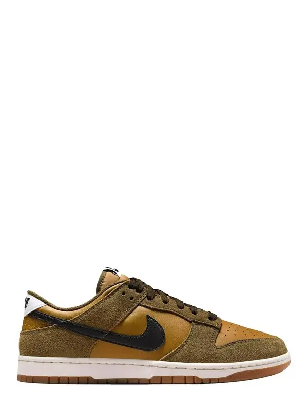 Nike Dunk Low Retro Se Gum Sneakers - Ochre/black/olive Flak
