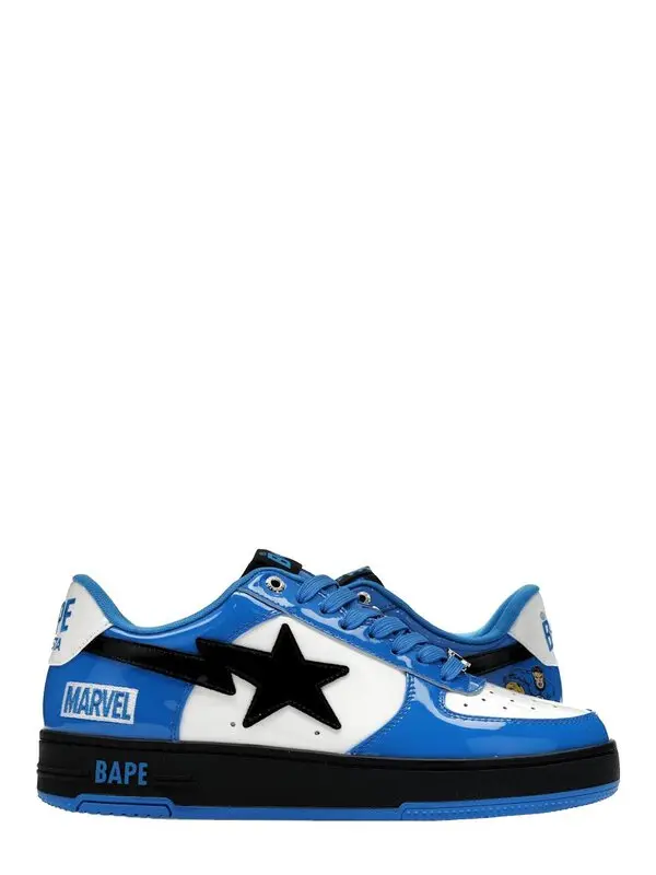 BAPE A Bathing Ape Sta Marvel The Fantastic Four Mr. Fantastic & Invisible Sneakers - Blue/white/black