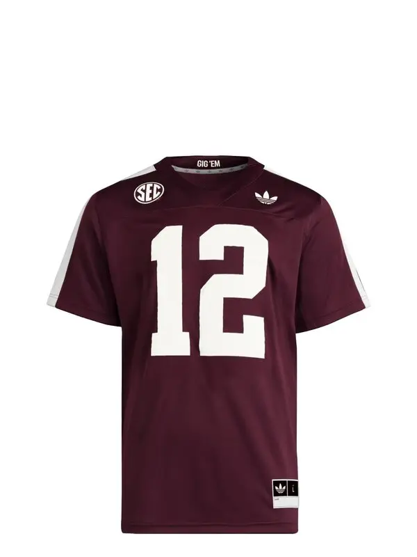 Adidas Texas A&m Aggies X Originals Premier Football Jersey - Team Maroon