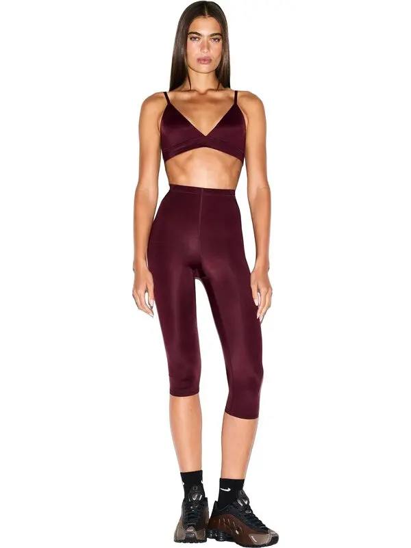 SKIMS Drawcord Crop 17" Legging | Blue | | Nike Shine - Currant