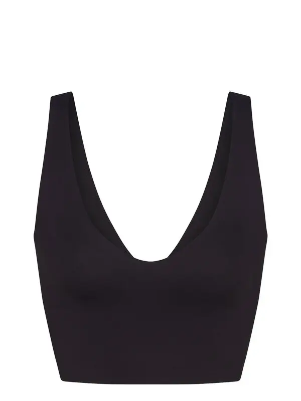 SKIMS V Neck Bra Top | Deep Neutral | | Nike Matte - Obsidian
