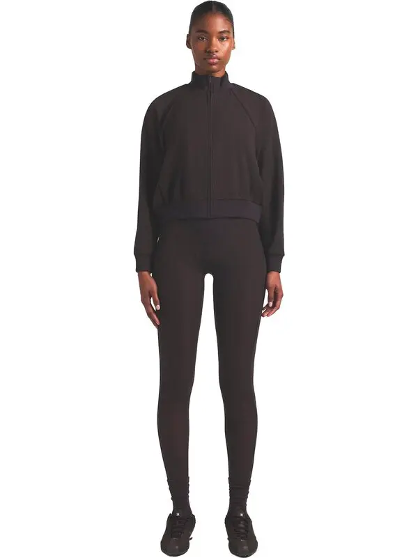 SKIMS X Nike Matte Tricot Track Jacket - Dark Roast