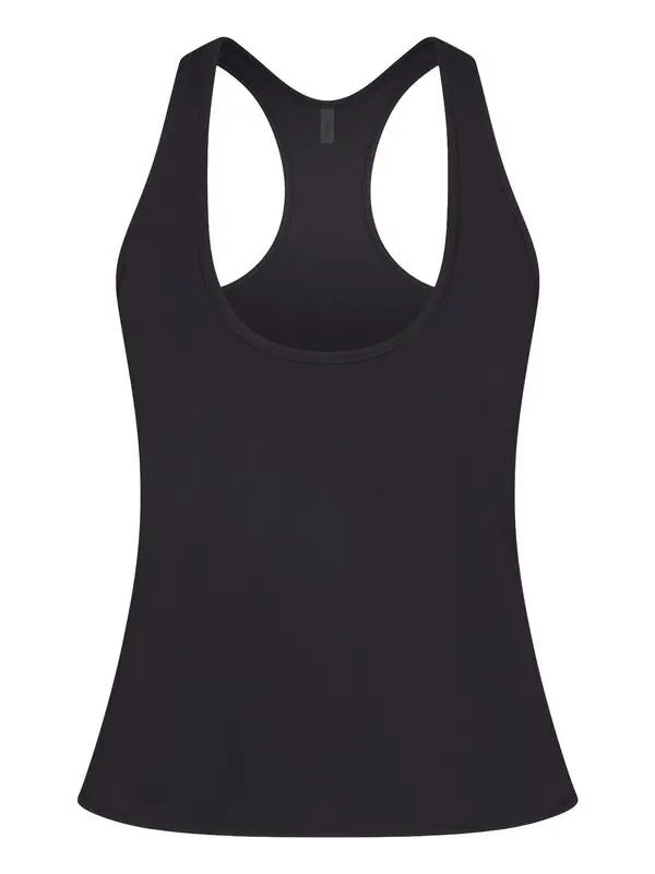 SKIMS Racerback Tank Top - Obsidian