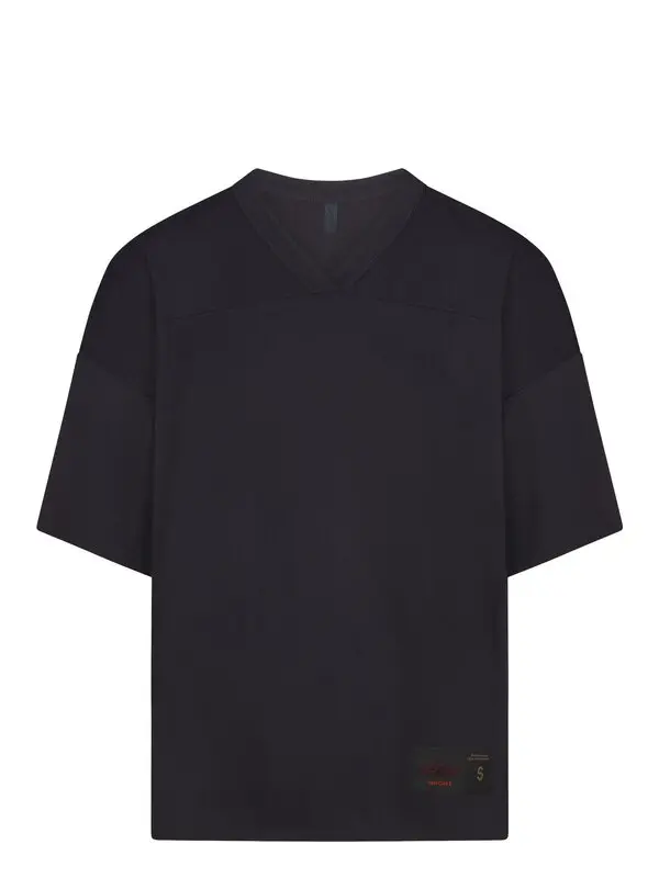 SKIMS V-neck Oversized T-shirt - Obsidian