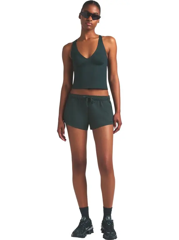 SKIMS Shine V-neck Tank Top - Dark Teal